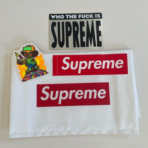 Supreme | Accessories | Supreme Stickers And Bag Rare | Poshmark